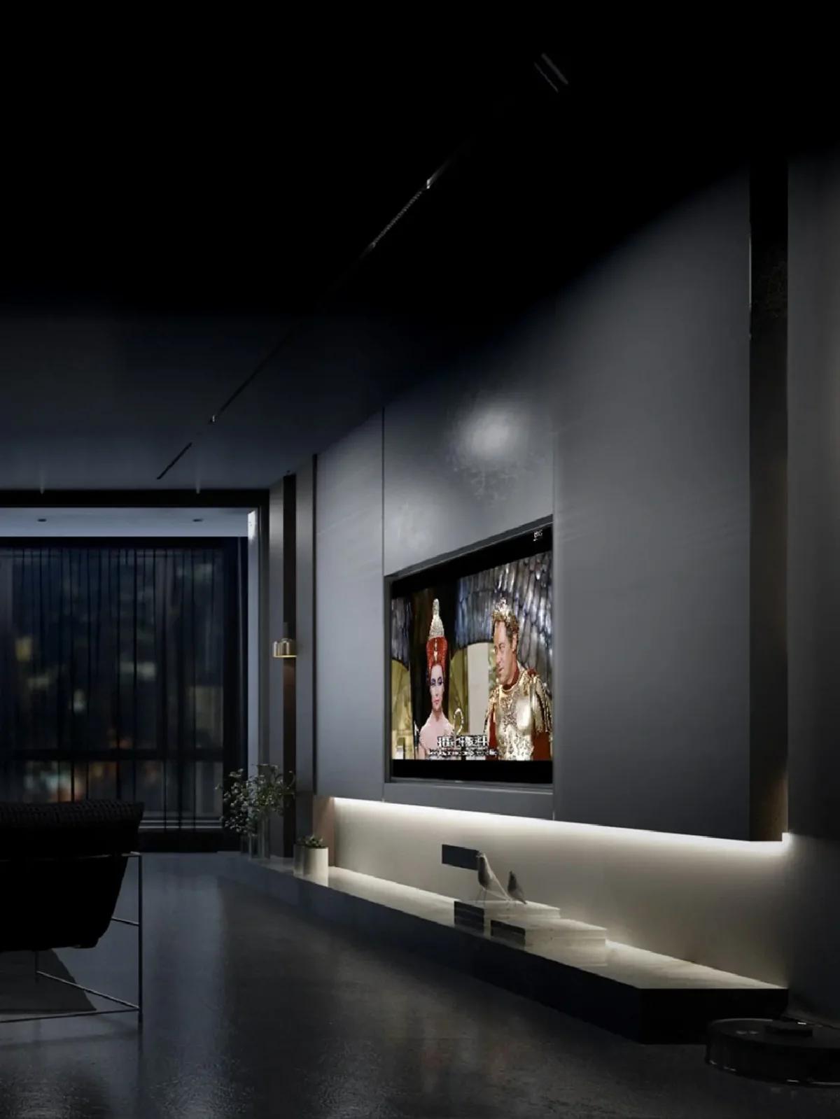 Dry goods for decoration! The living room with no master lamp that was ...