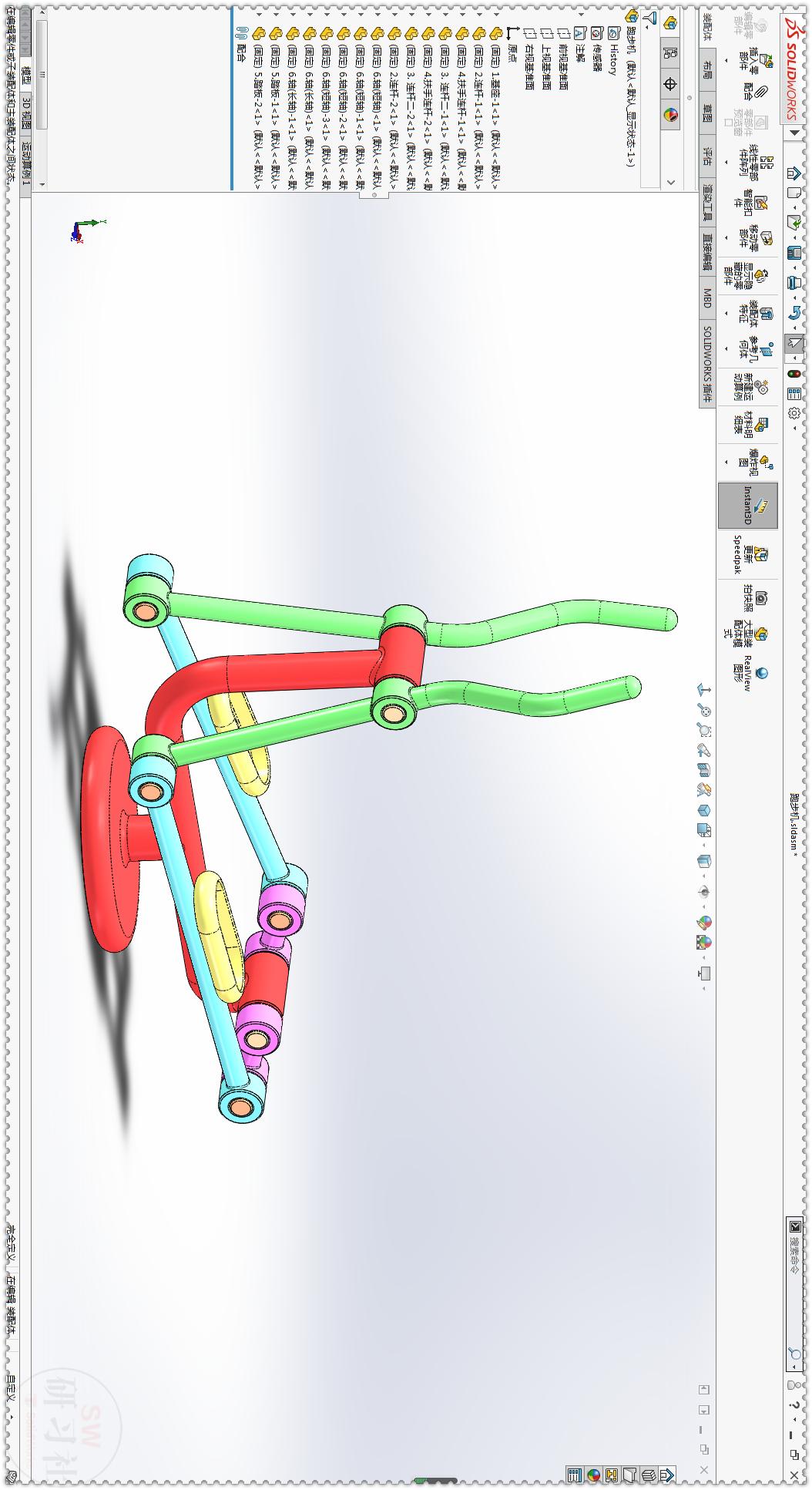 Treadmill fitness machine made with SolidWorks - iNEWS