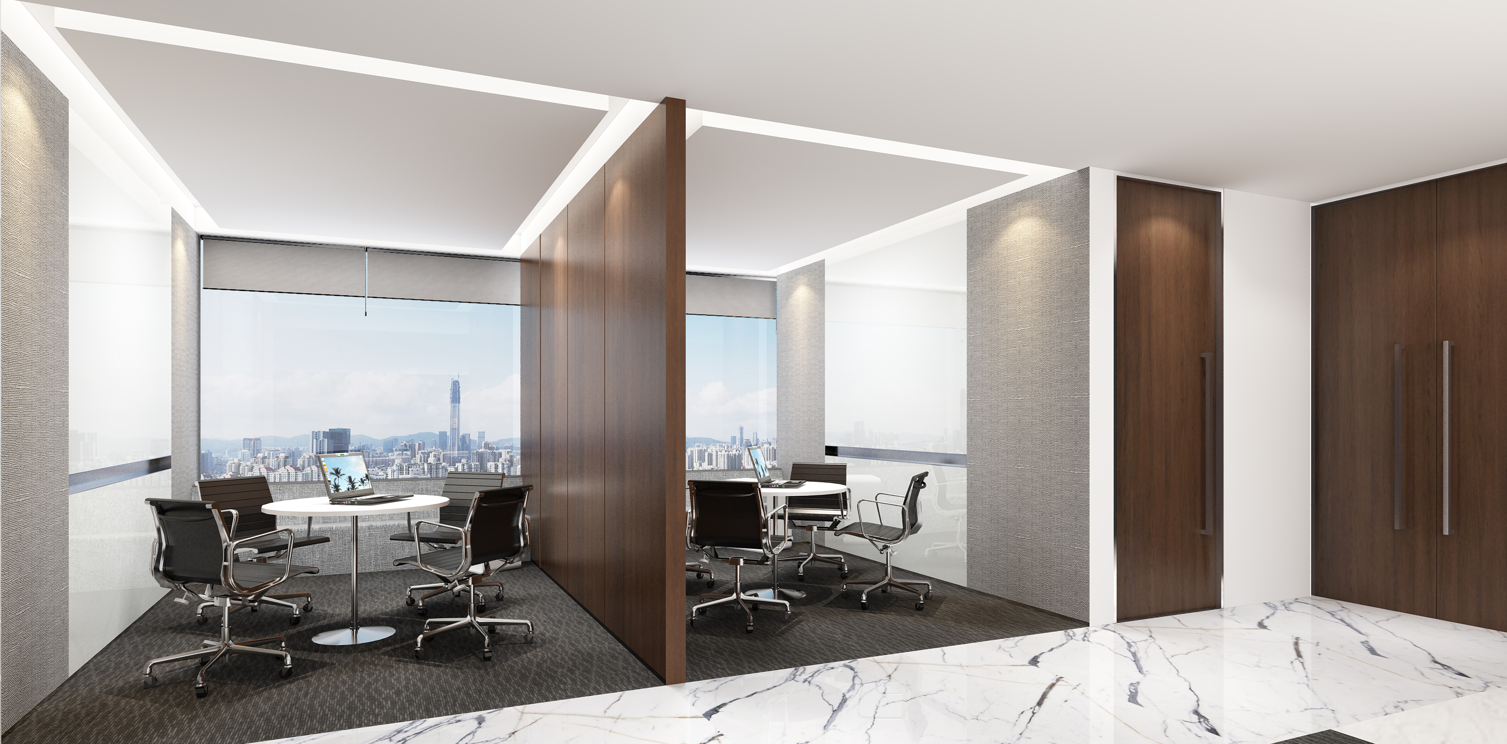 MHD office decoration design renderings completed photos_Project Cases ...