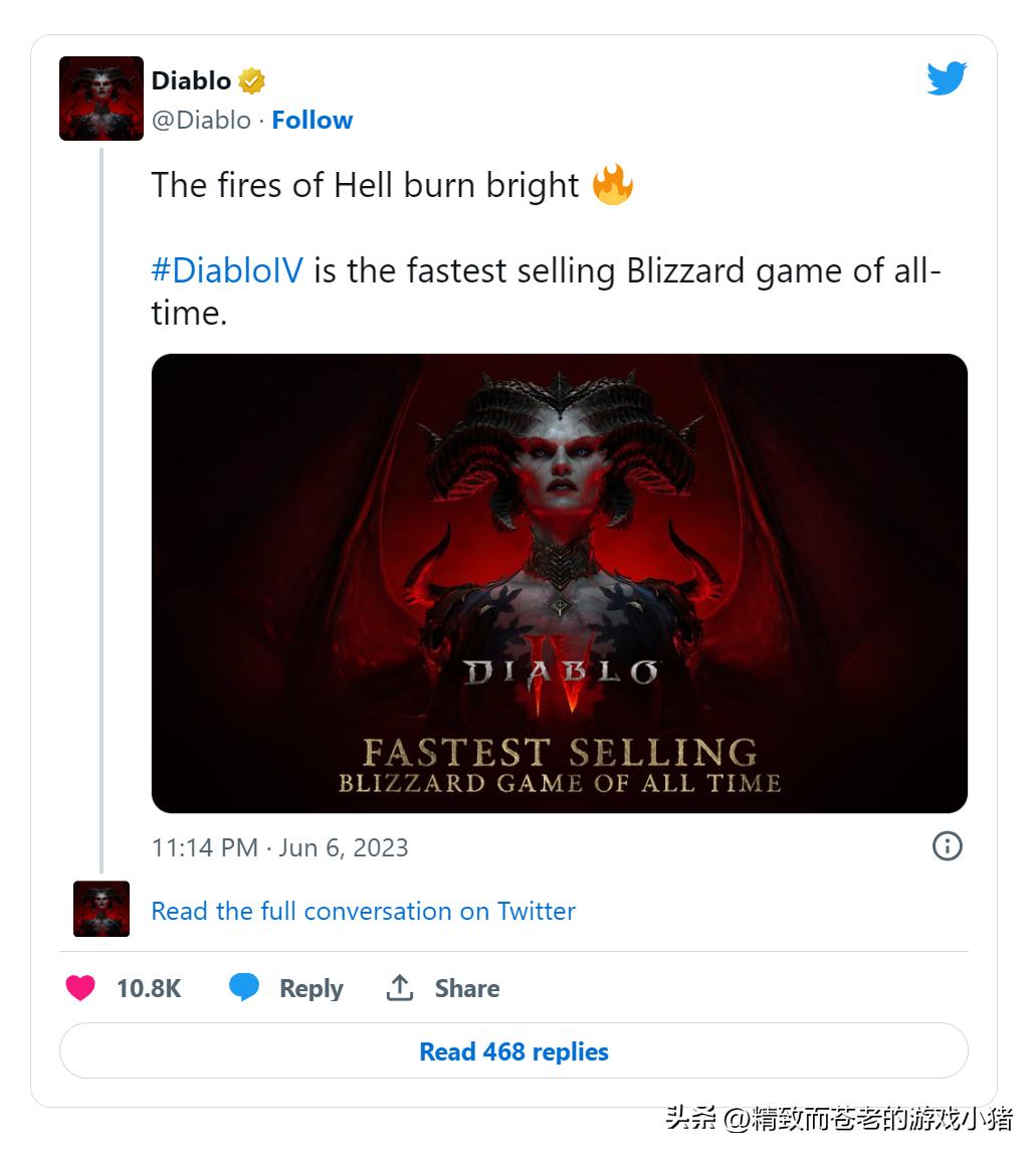 "Diablo 4" sets a record for Blizzard's game sales speed, and two ...