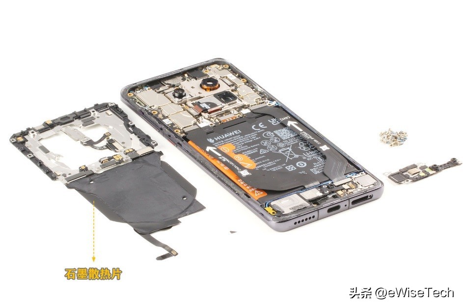 E Dismantling: The internal layout of Huawei Mate50 Pro is neat, and ...