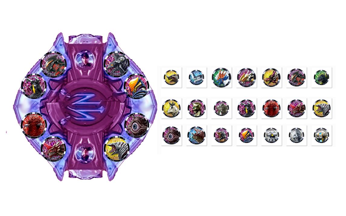 The surrounding information of Ultraman Blazer's transformation device ...