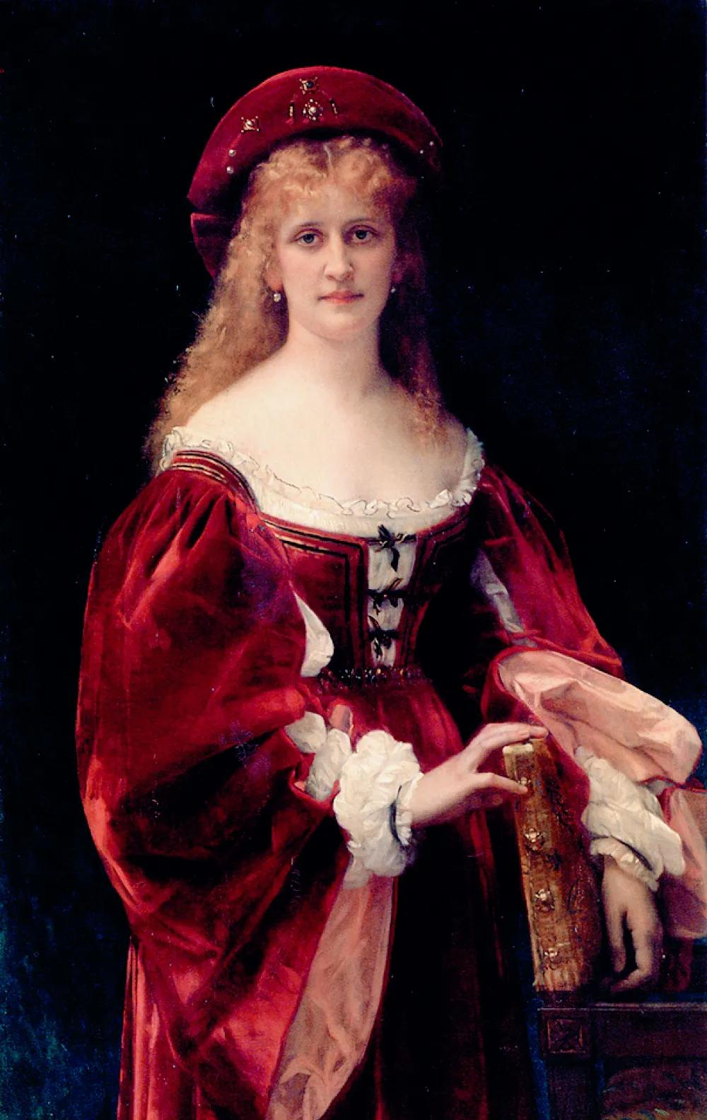 A collection of paintings by the famous French painter Alexandre ...