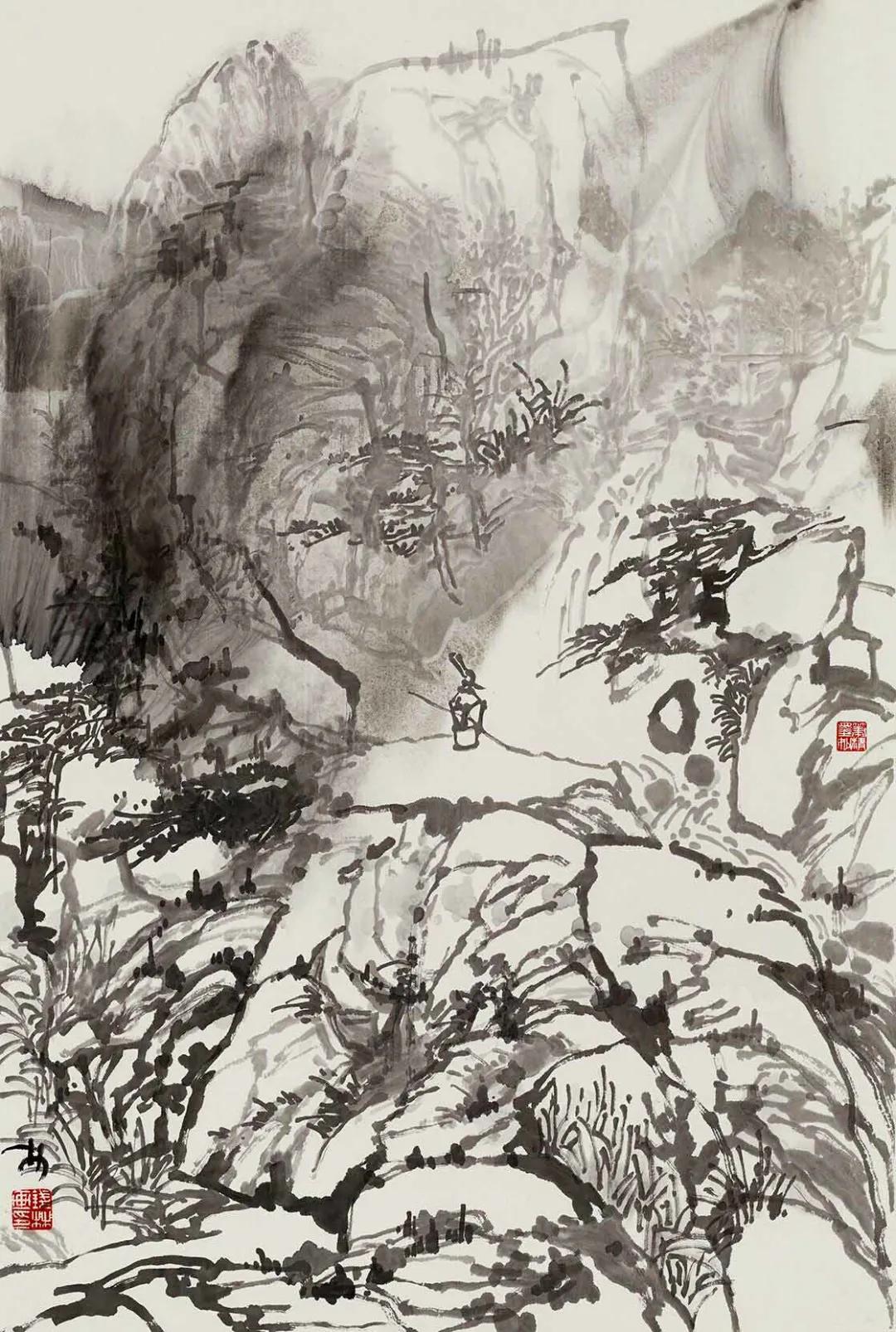 Qian Lin:Landscape and Ink Language Contain Vitality - iNEWS