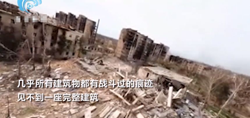 Bachmut after the aerial battle: no complete building can be seen, and ...