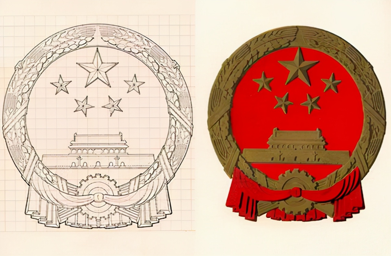 In 1949, Lin Hui designed the national emblem due to illness and ...