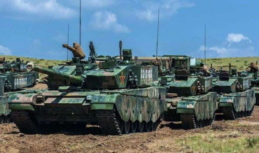 The status quo of the Chinese Army in 2022, the 59D tank is still in use, and the 99A tank is ...