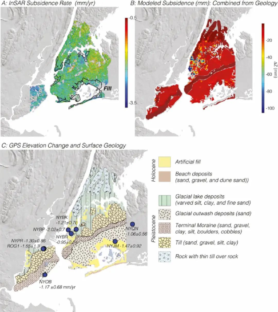 Under the weight of buildings, New York is sinking at an accelerating ...
