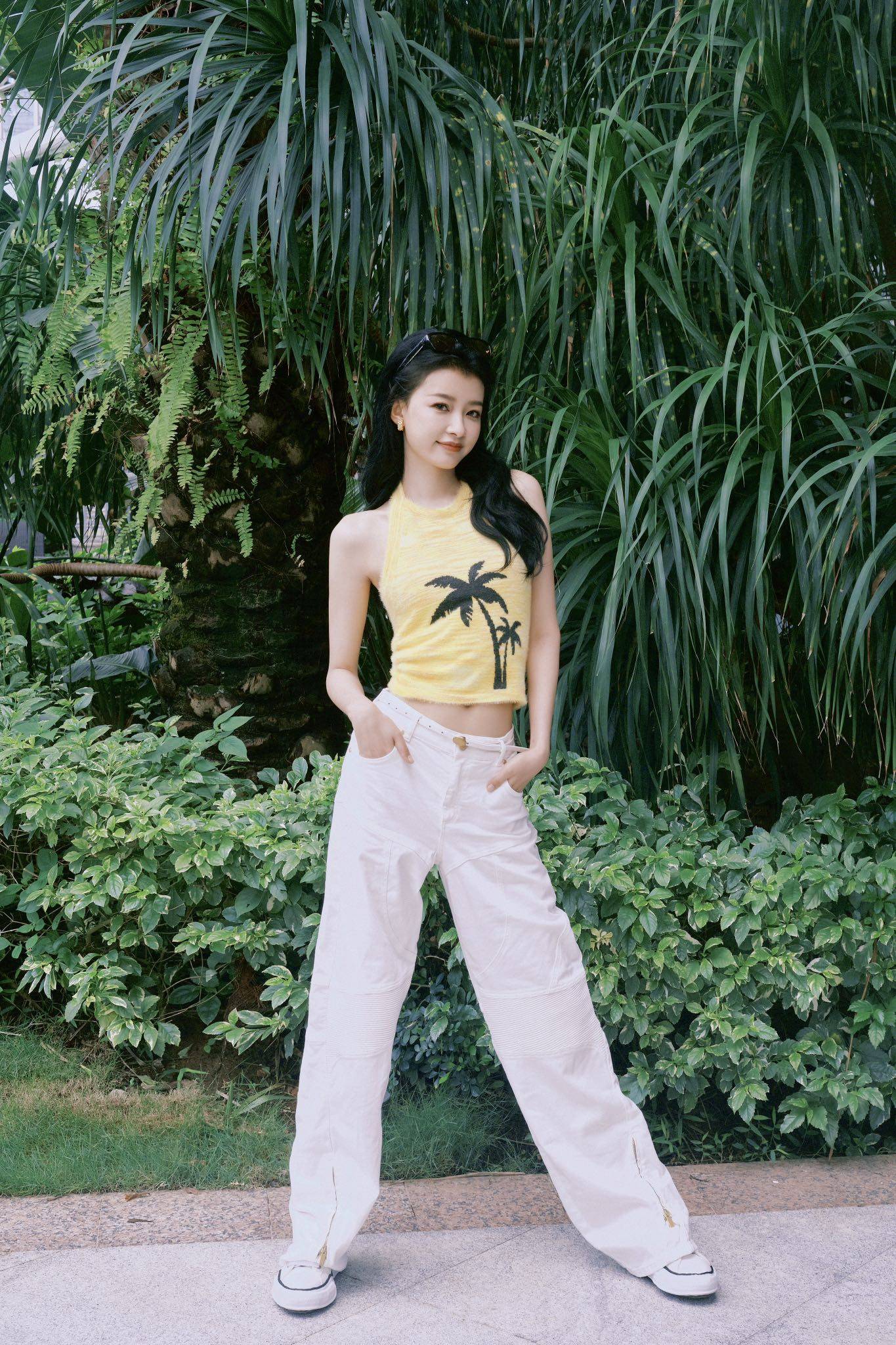 Sun Yi's island-style style is full of vigor and sweetness, and the ...