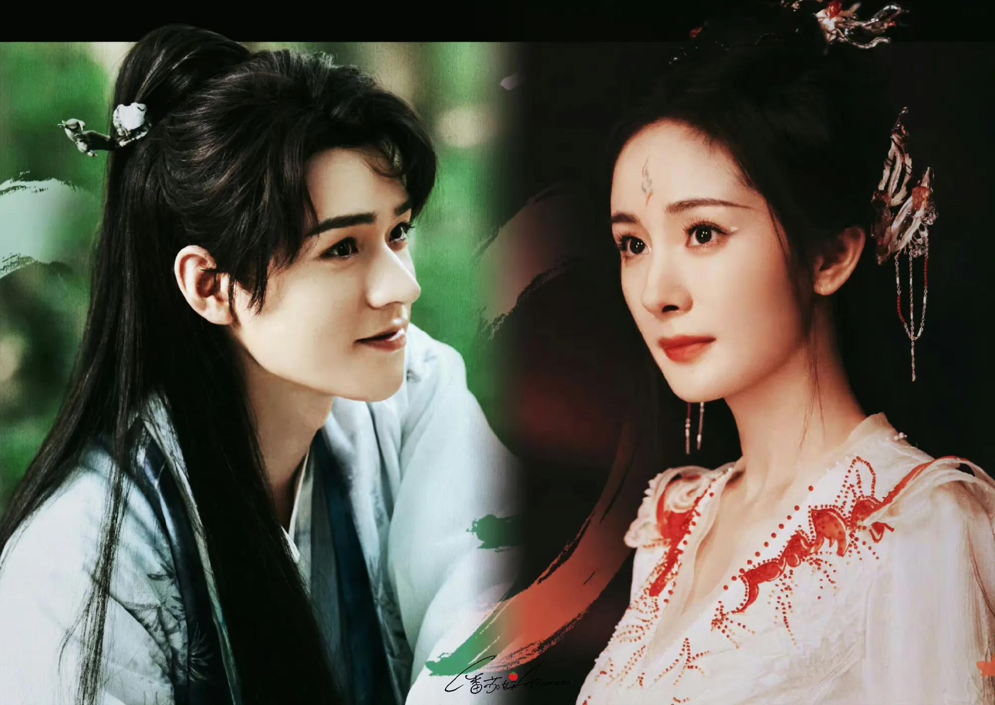 Yang Mi, Gong Jun, the fox demon and the little matchmaker look at each ...