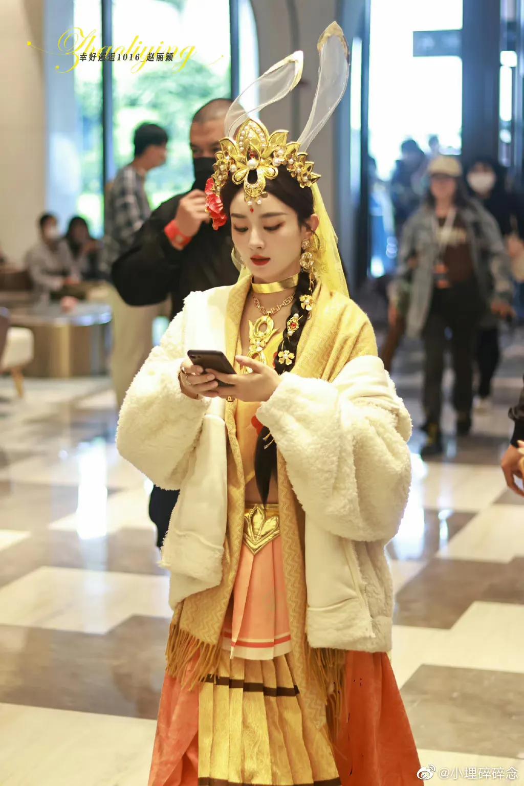 "Cute Tan Tan Tan 3" latest Reuters Zhao Liying, so cute and beautiful ...