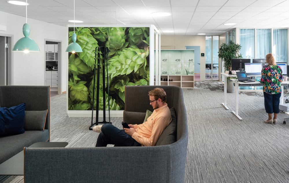 Appreciation of the office space design of the Bayer headquarters in ...