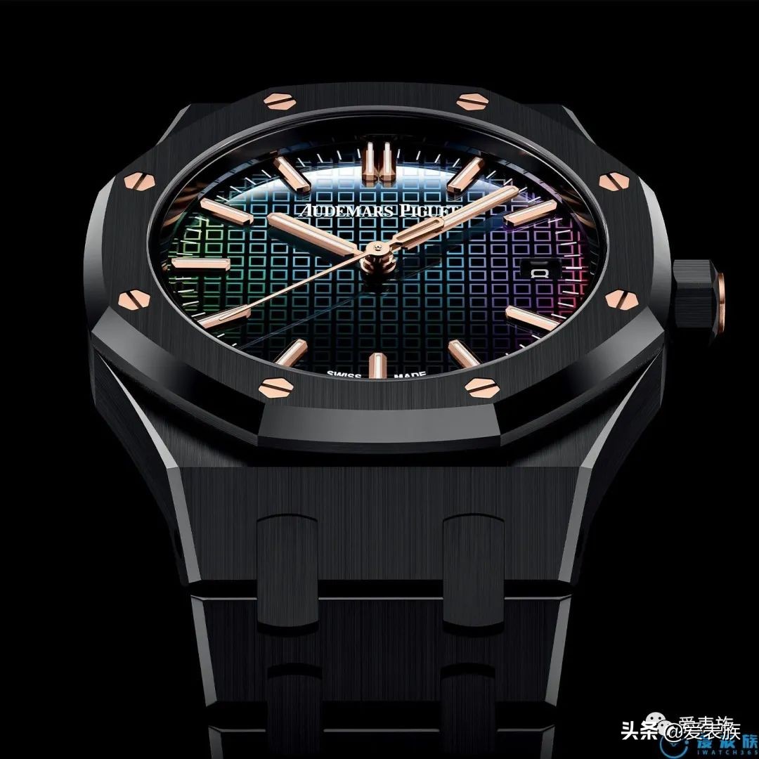 Audemars Piguet Launches High-Tech 'Rainbow' Faced 34mm Black Ceramic ...