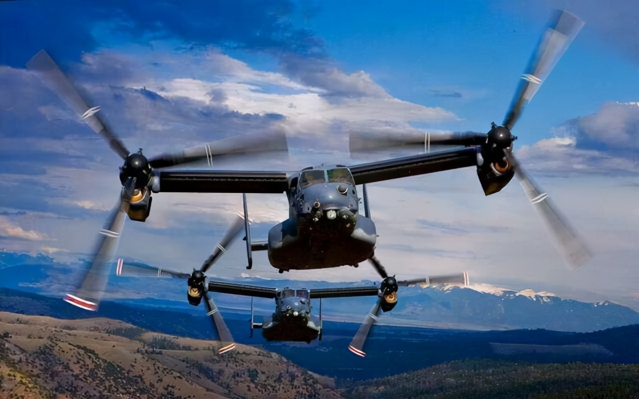 American technology aesthetics "V-22 Osprey Helicopter", the most sci ...