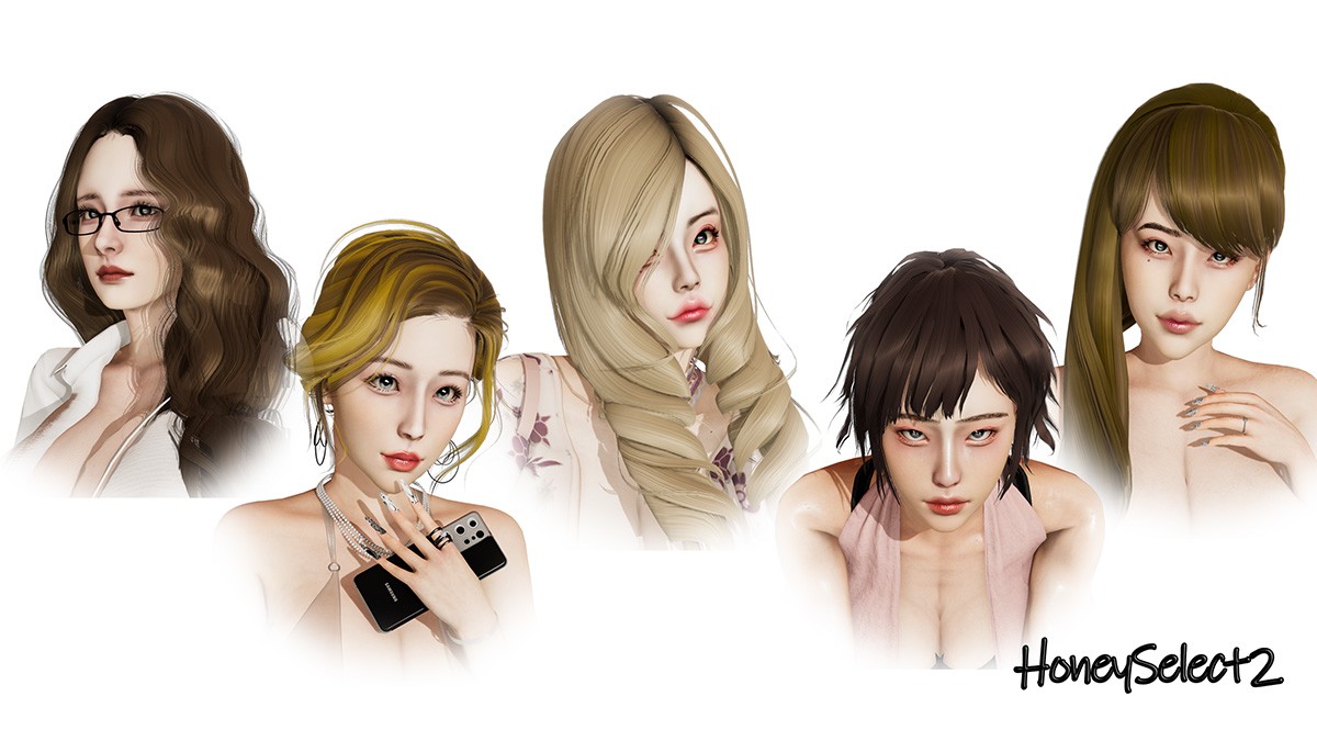 Honey Select 2 V20 Chinese deluxe version officially updated to send 124G commercial character ...