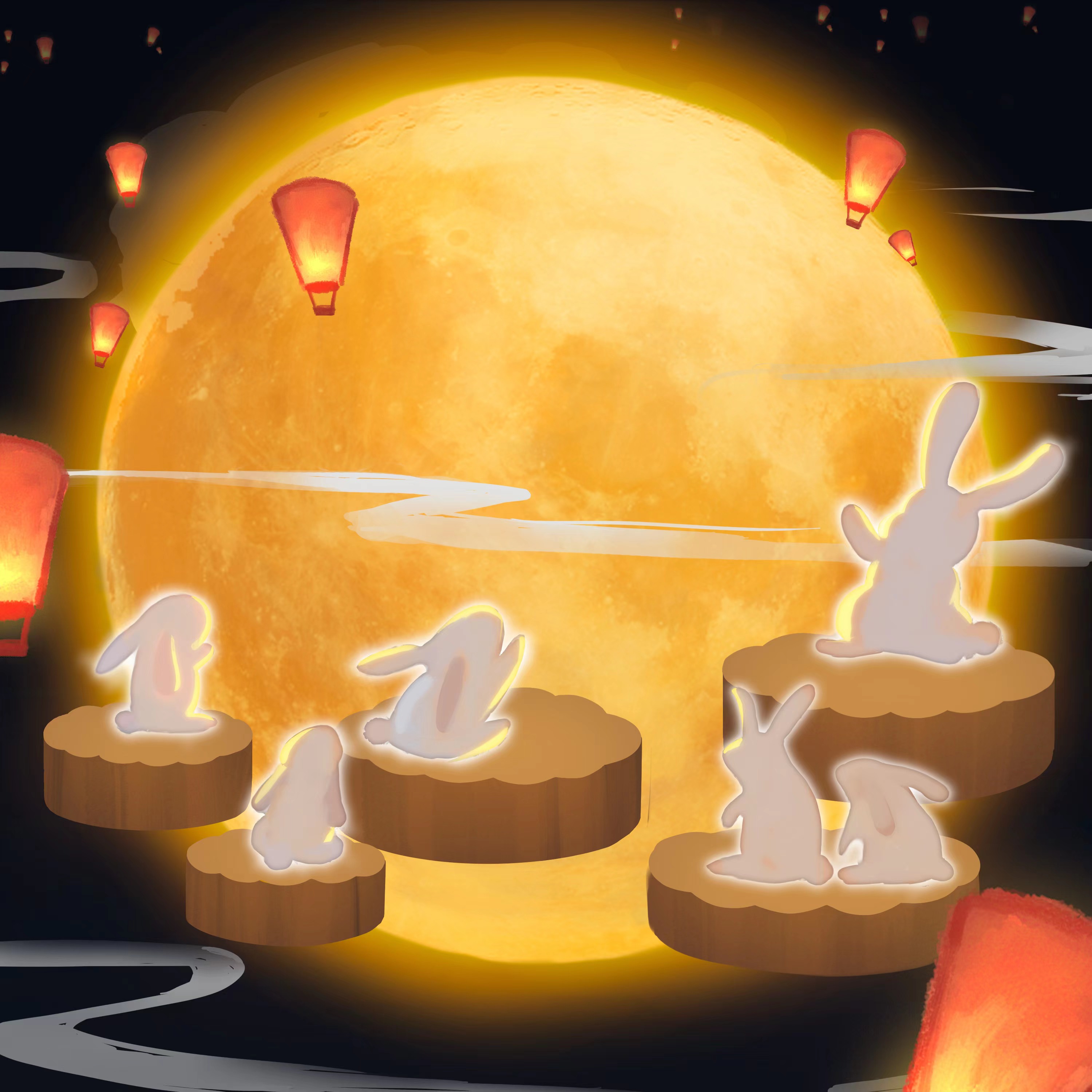 The Mid-Autumn Festival Airdrop Jade Rabbit on the Magic Art Platform ...