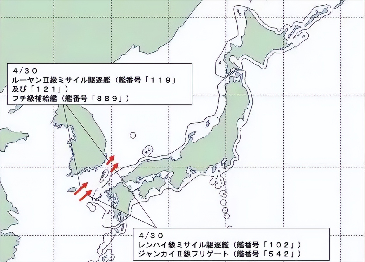 My 102 Sea Formation: Crossing the Tsushima Strait, entering the Sea of ...