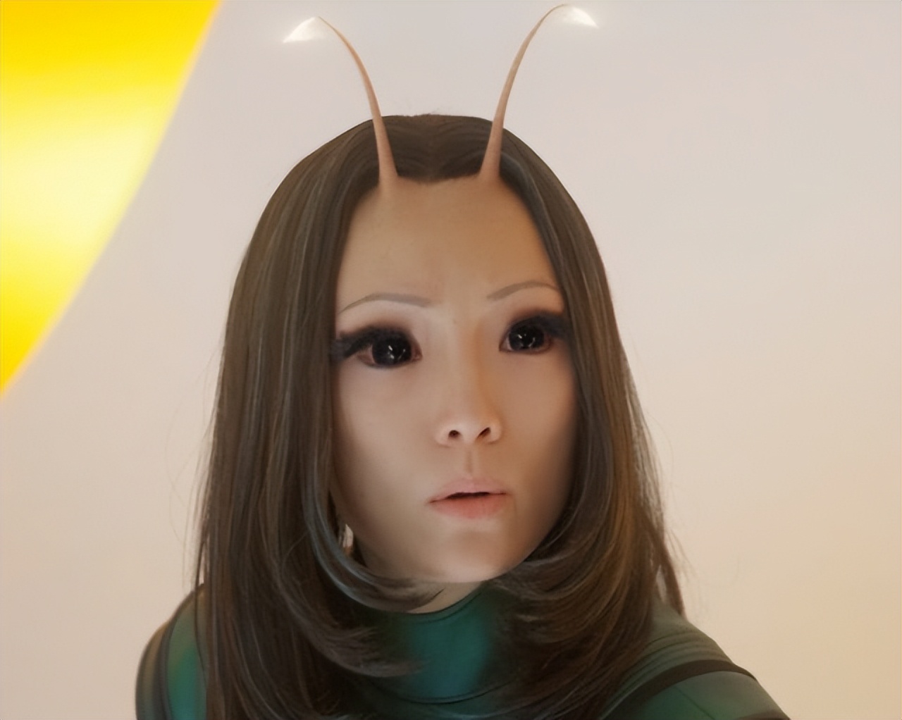 "Guardians of the Galaxy 3" interviewed Mentis, the mantis girl, and ...