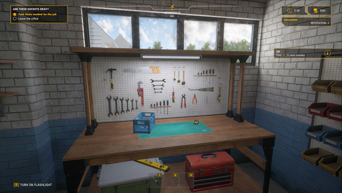 The simulation game "Electrical Simulator" repairs electrical ...