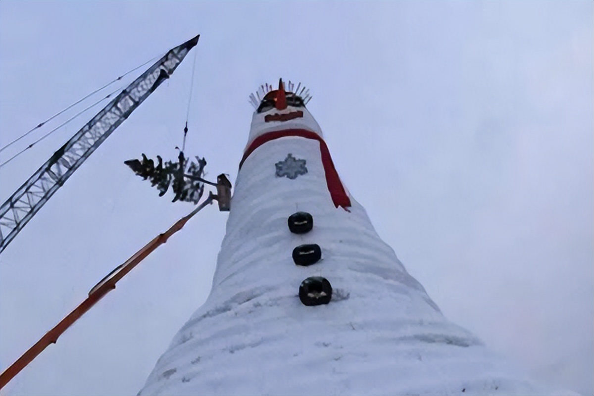 do you know? The world's largest snowman was built in Maine, USA ...