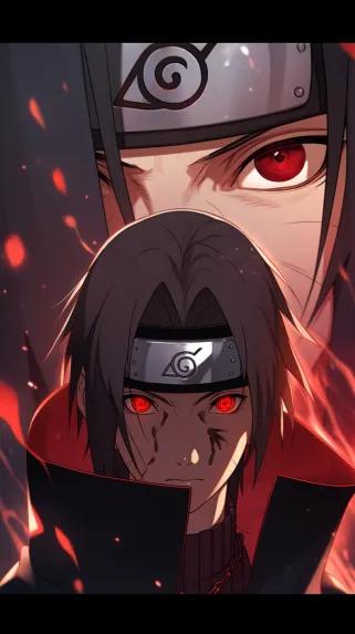 Naruto: The reason why Uchiha Itachi is called Itachi God#AI painting ...
