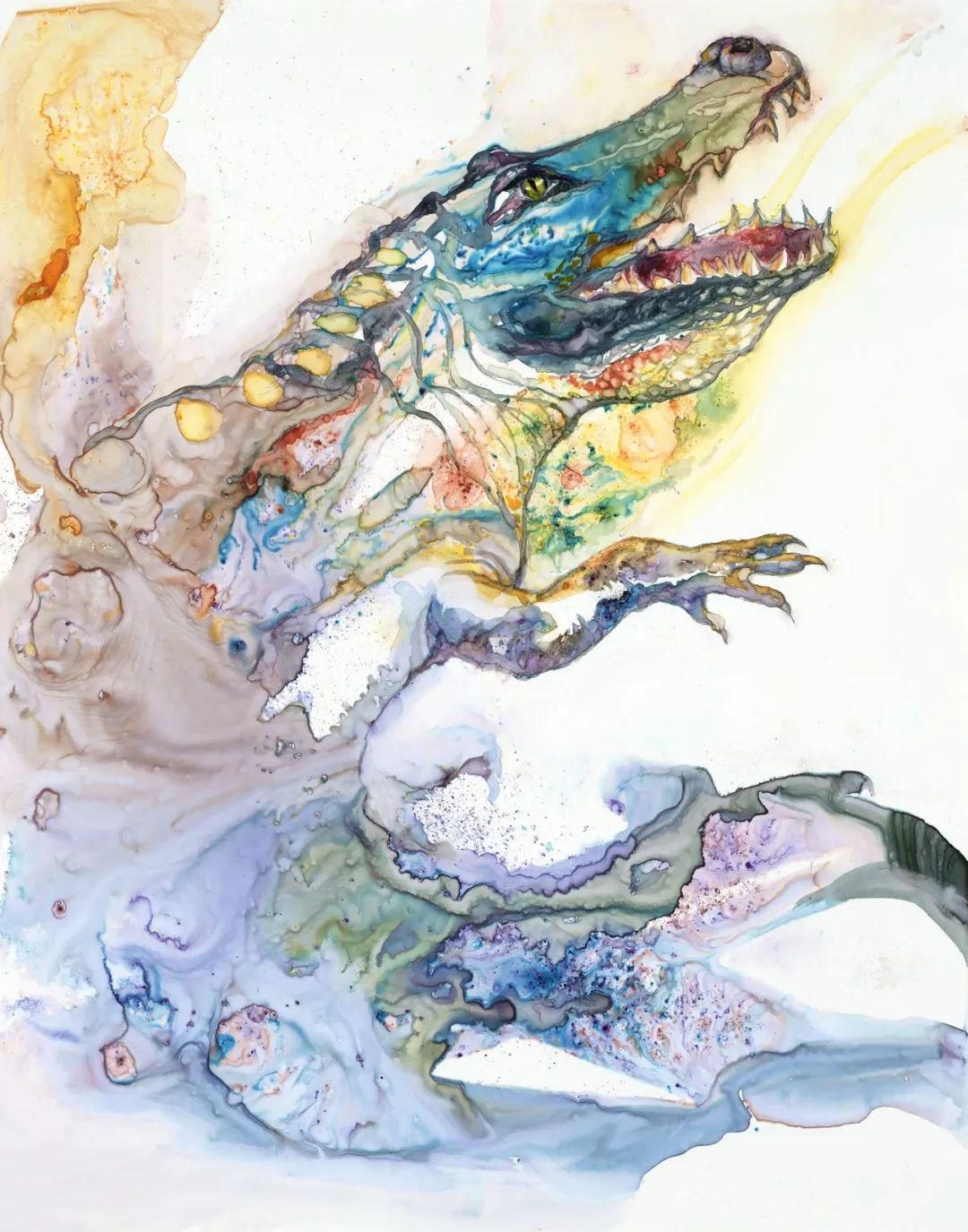 American artist Leslie Parsons: free strokes and free and easy colors ...