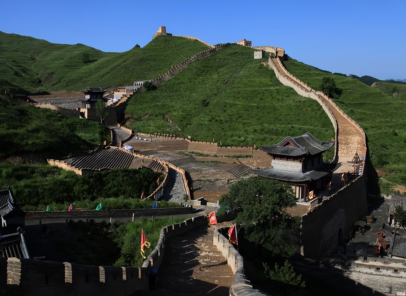 The first Yanmen Pass in the Nine Fortresses, witness half of the ...