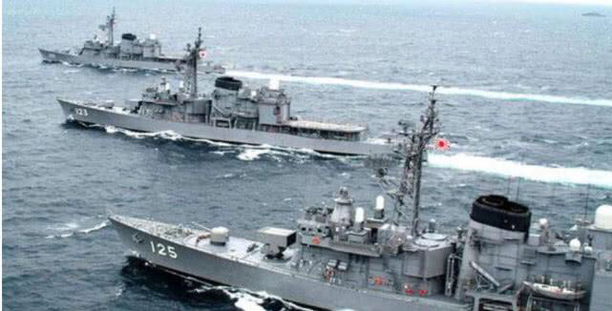 Pioneer of the general-purpose destroyer in the Sea of Japan, the first ...