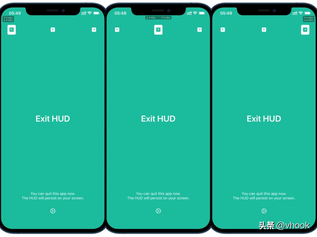 iOS network speed floating window, real-time display network speed, no ...