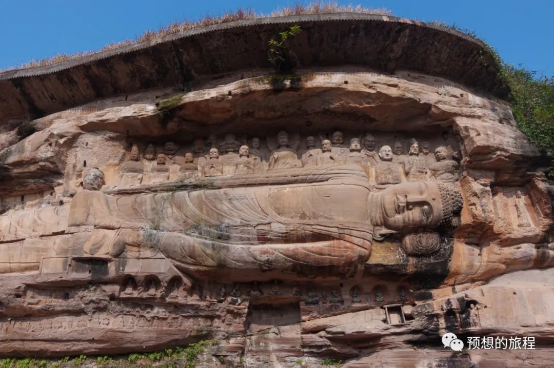 China's only reclining Sakyamuni Nirvana statue - Anyue Reclining ...