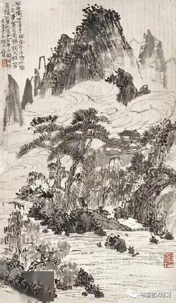 Famous Chinese painting artist: Pan Tianshou's 50 landscape paintings ...