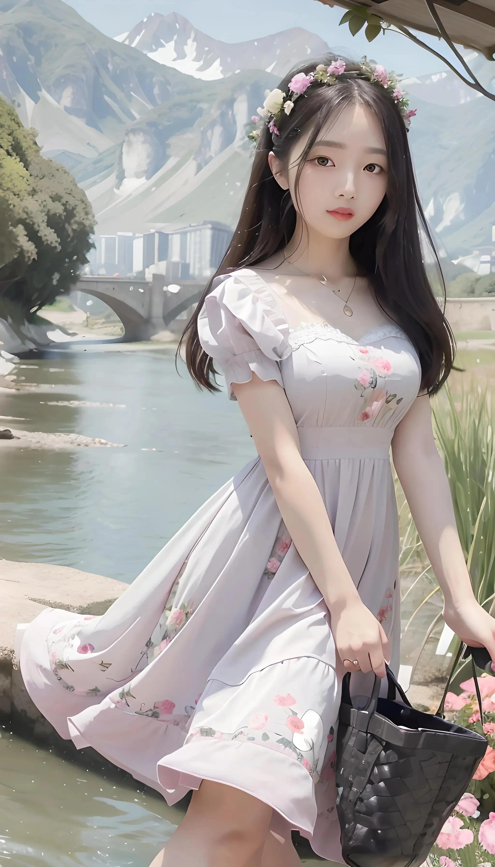 AI painting Guoman super high value beauty wallpaper download - iNEWS