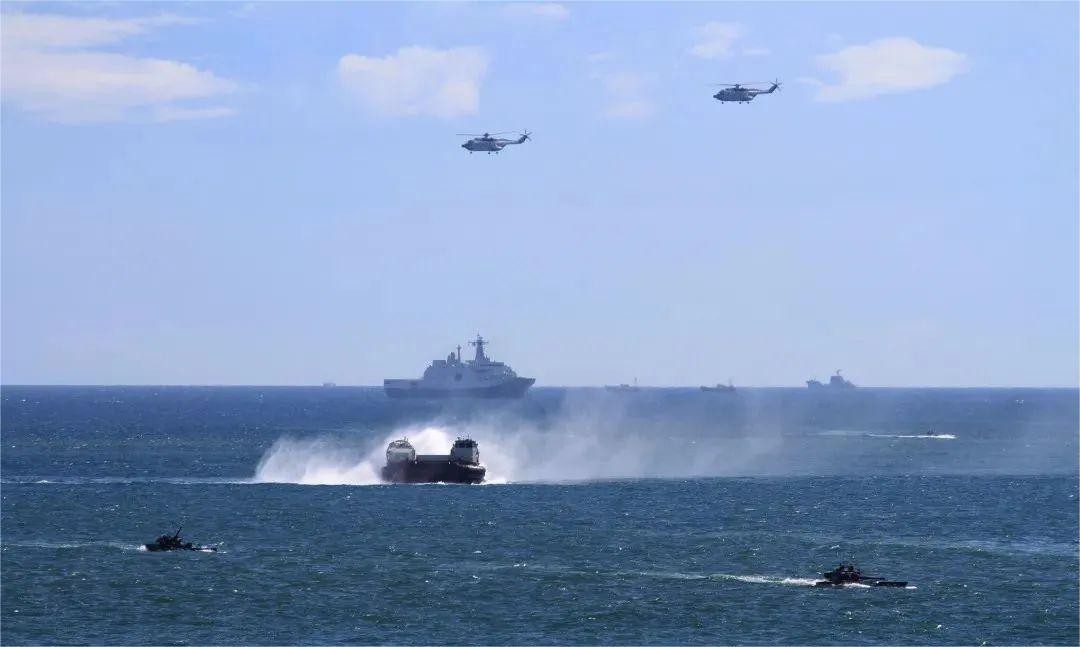 6 marine brigades, 5 amphibious brigades, PLA landing combat troops ...