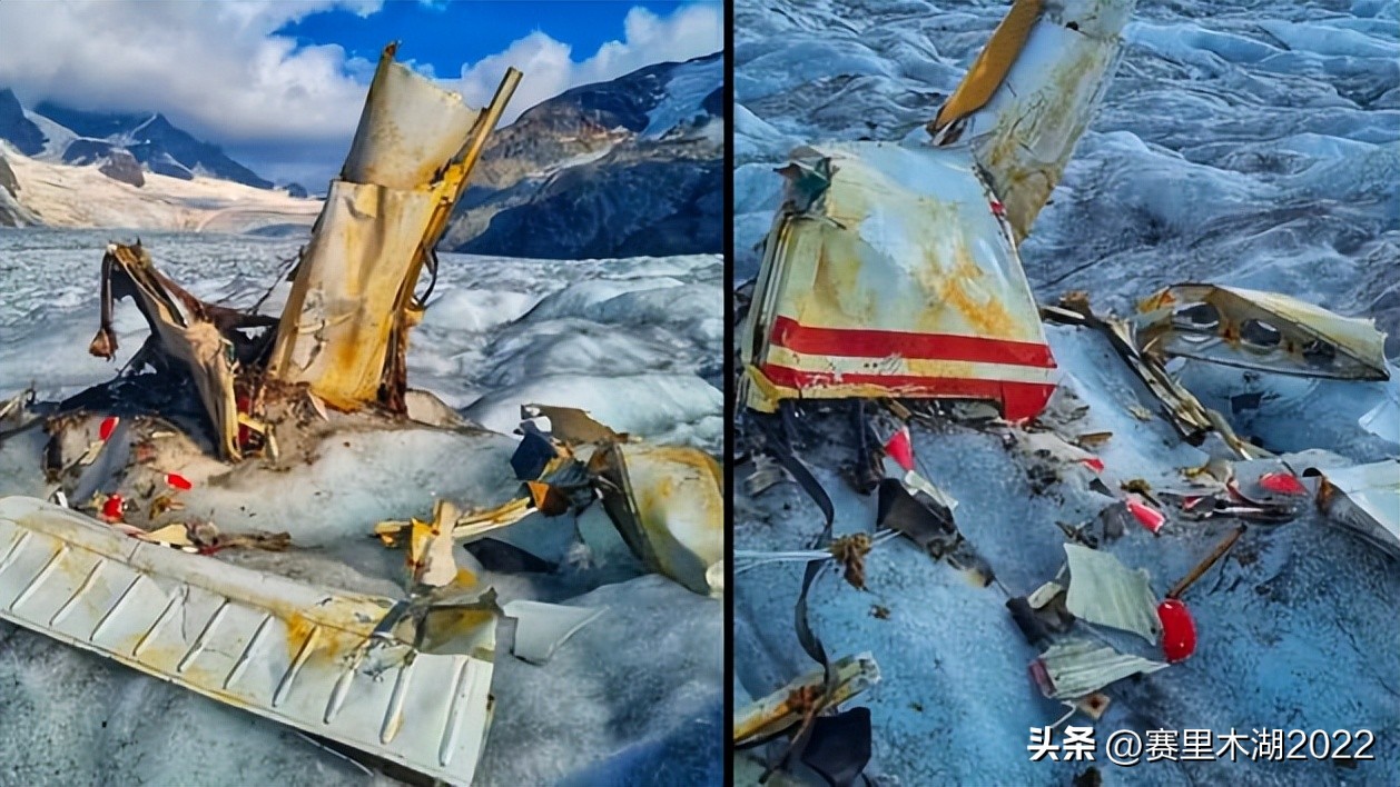 Debris and bodies emerge from glacier due to heat, revealing 50-year ...