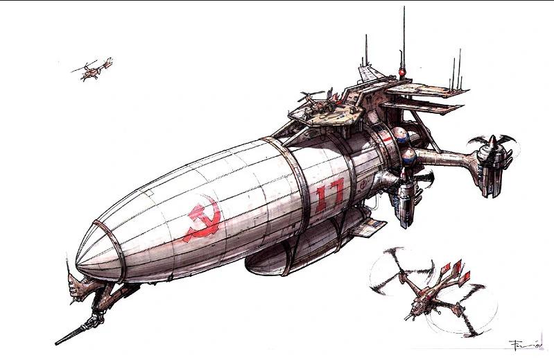 Soviet deleted zeppelins/battle walkers/flying eggs etc in Red Alert 2 ...