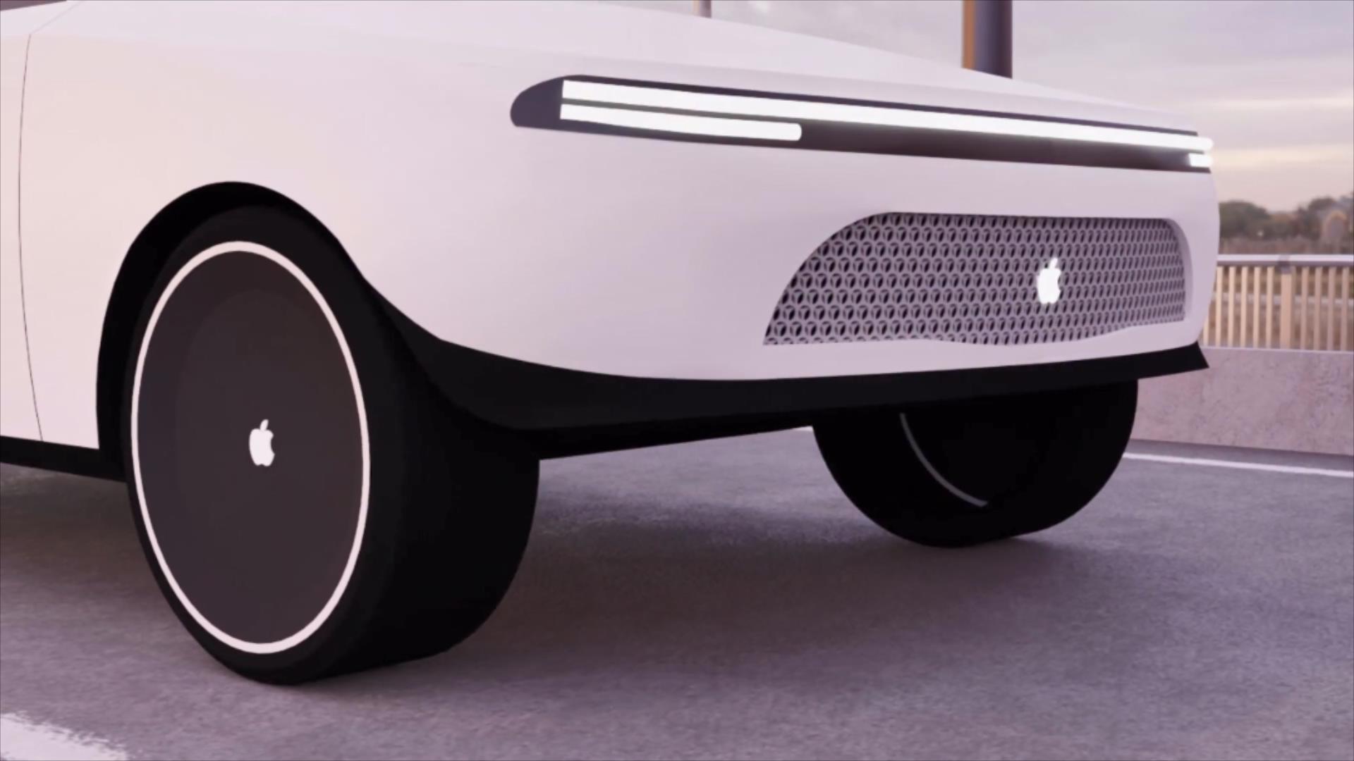 AppleCar rendering: even more arrogant than Tesla, even the cross ...