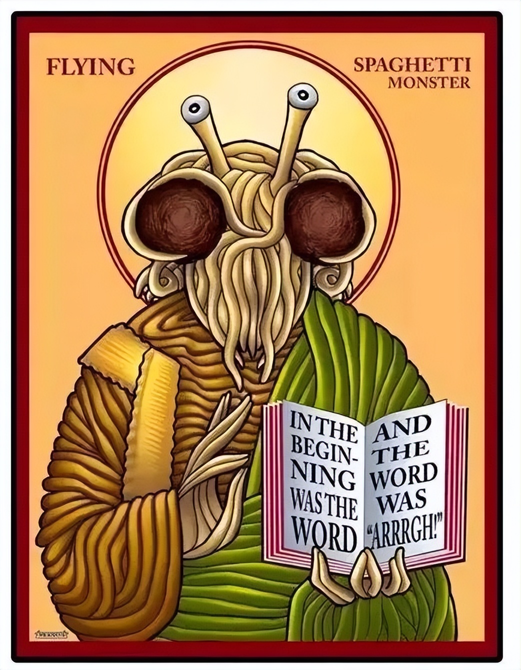 The Flying Pasta God Sect brings 450 pounds of pasta to American towns ...