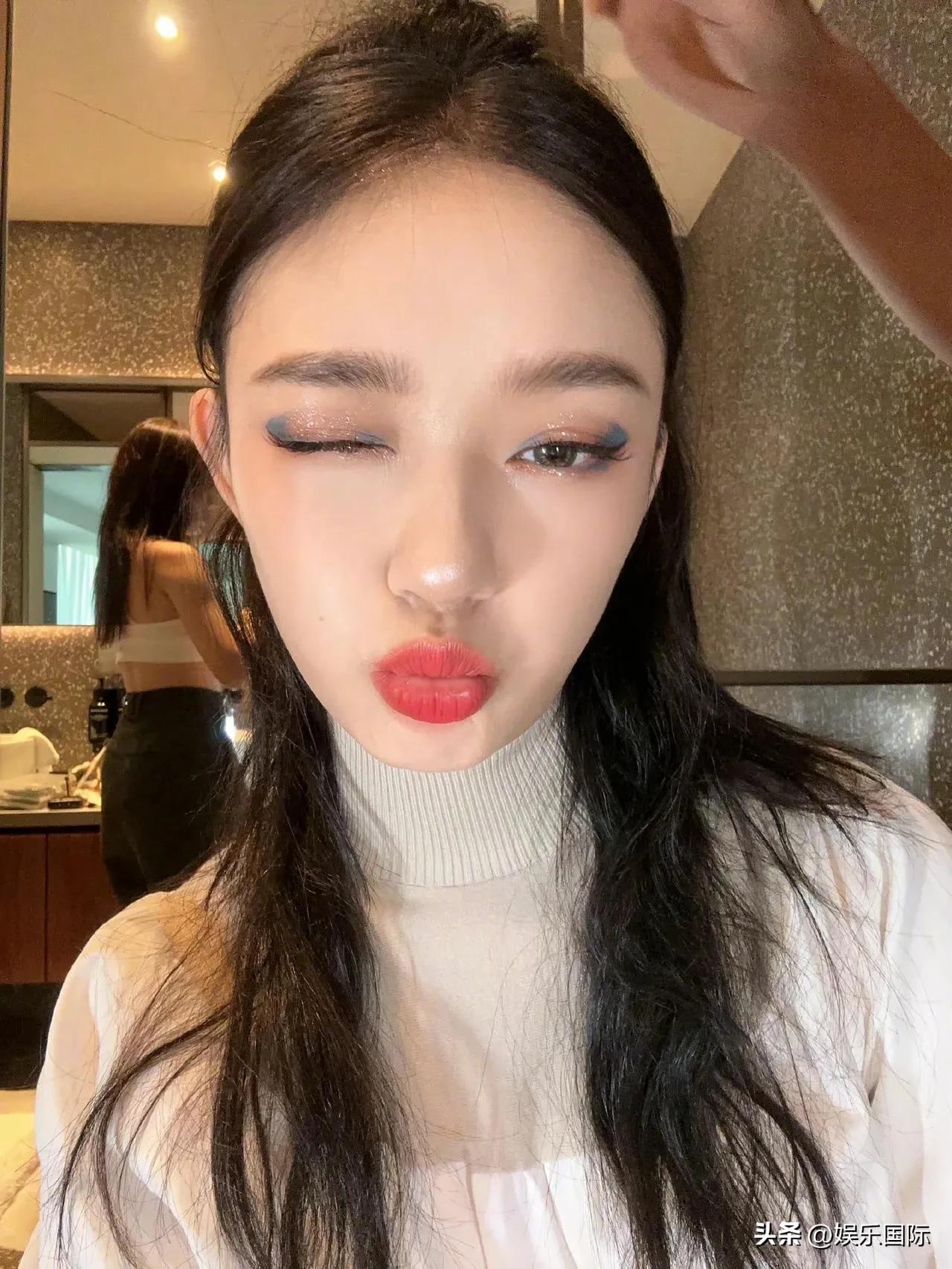 Lin Yunsun's beautiful butterfly eye makeup - iNEWS