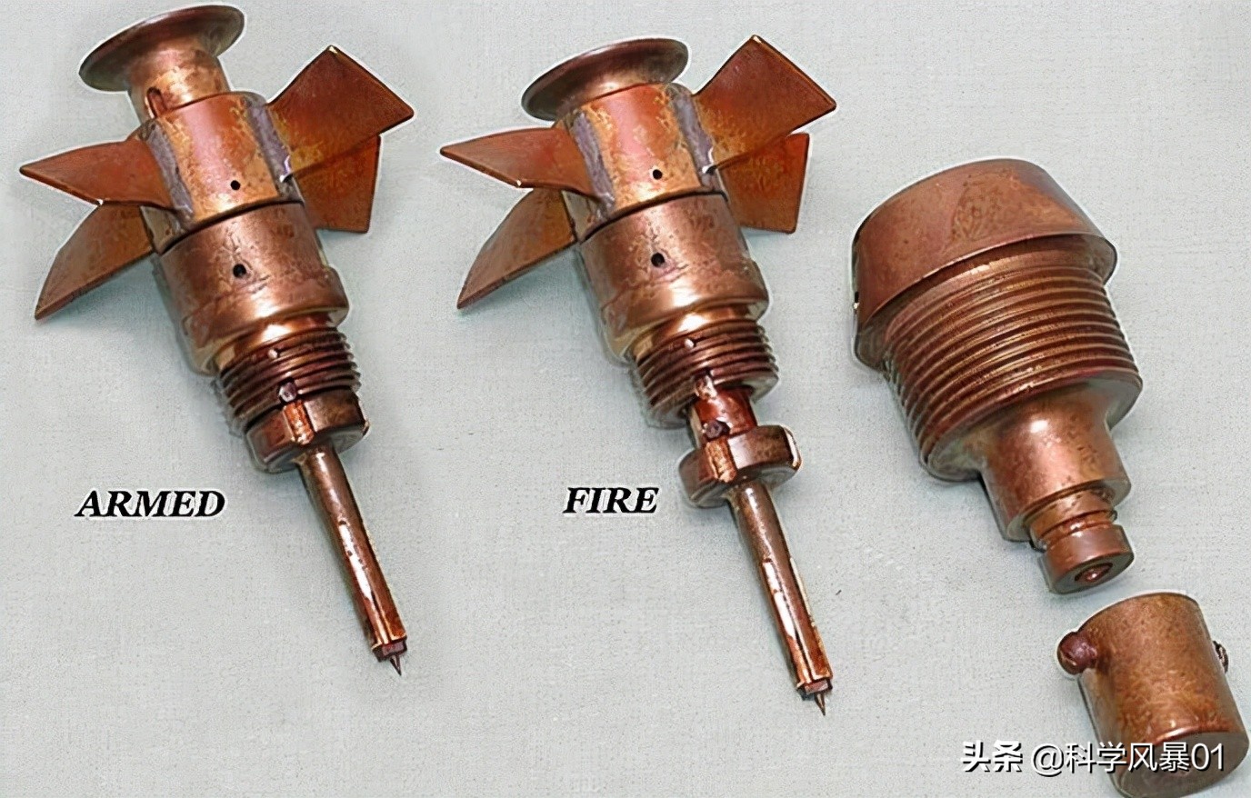 Why are propellers installed on the head and tail of the aerial bomb ...