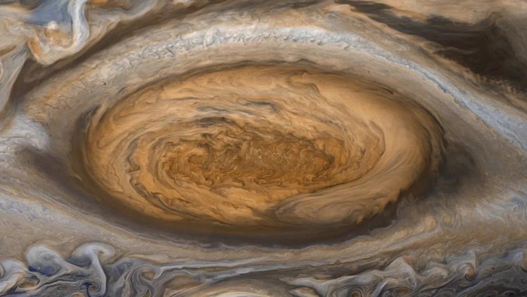 How scary is Jupiter? The formed storm cyclone alone is bigger than the ...