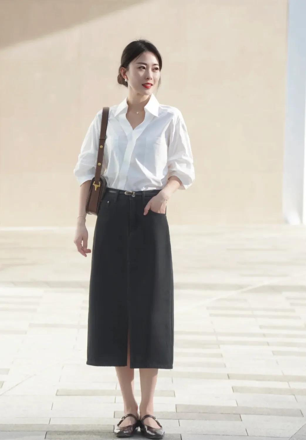 24 sets of commuter temperament outfits: refreshing and simple, the ...