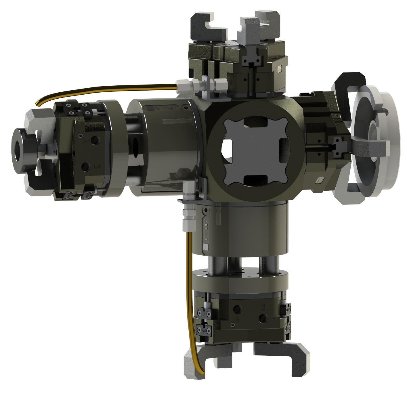 The robot positioning accuracy compensation module solves the position ...