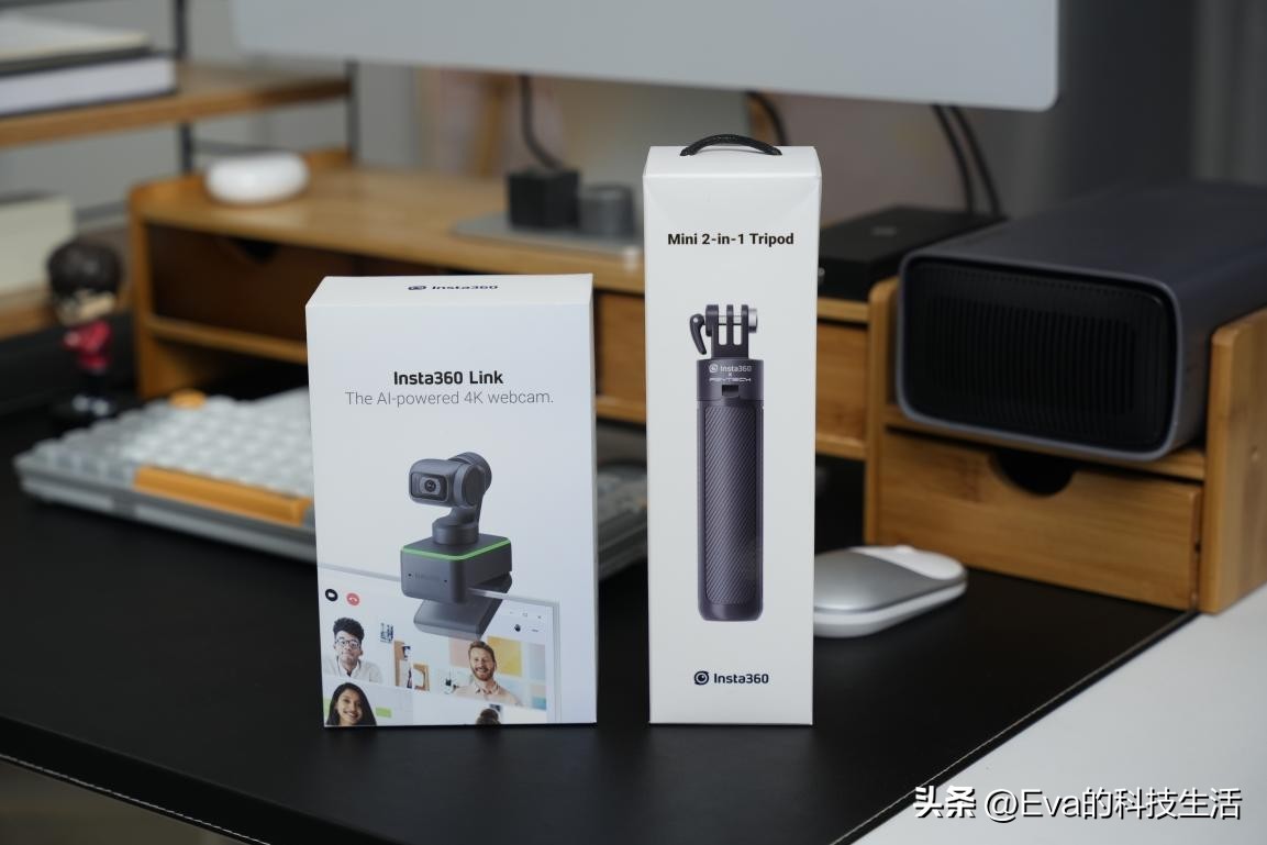 Insta 360 Link quick start experience turned out to be a small camera ...