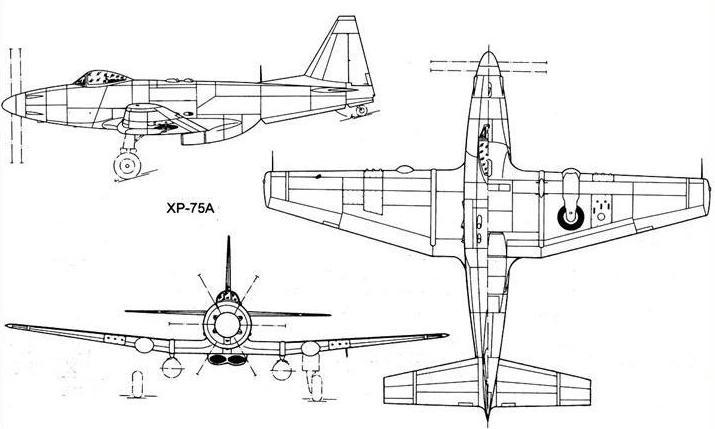 The P-75 fighter that died in the test flight was assembled using off ...