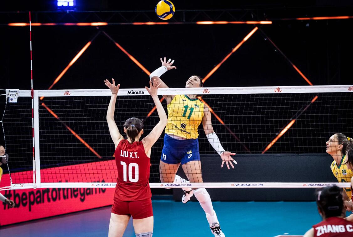 The Chinese women's volleyball team was beaten back to its original shape and defeated the ...