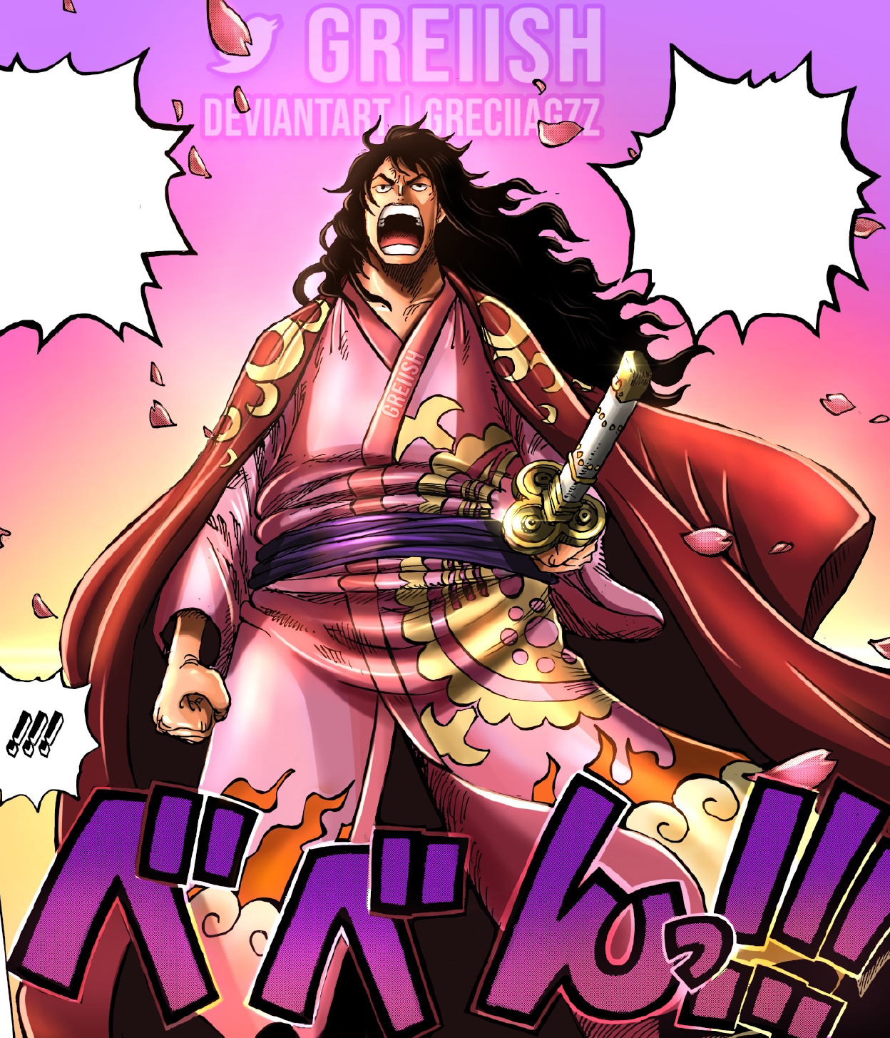 One Piece: Adult Momo no Surge looks like Kaido?The future must be a ...