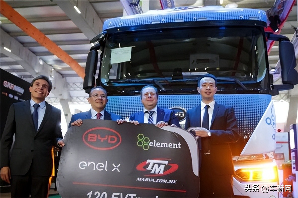 BYD delivers the first pure electric semi-trailer tractor in Latin ...