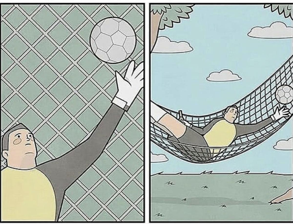 Interesting and somewhat reversal comics, not only unexpected, but also ...