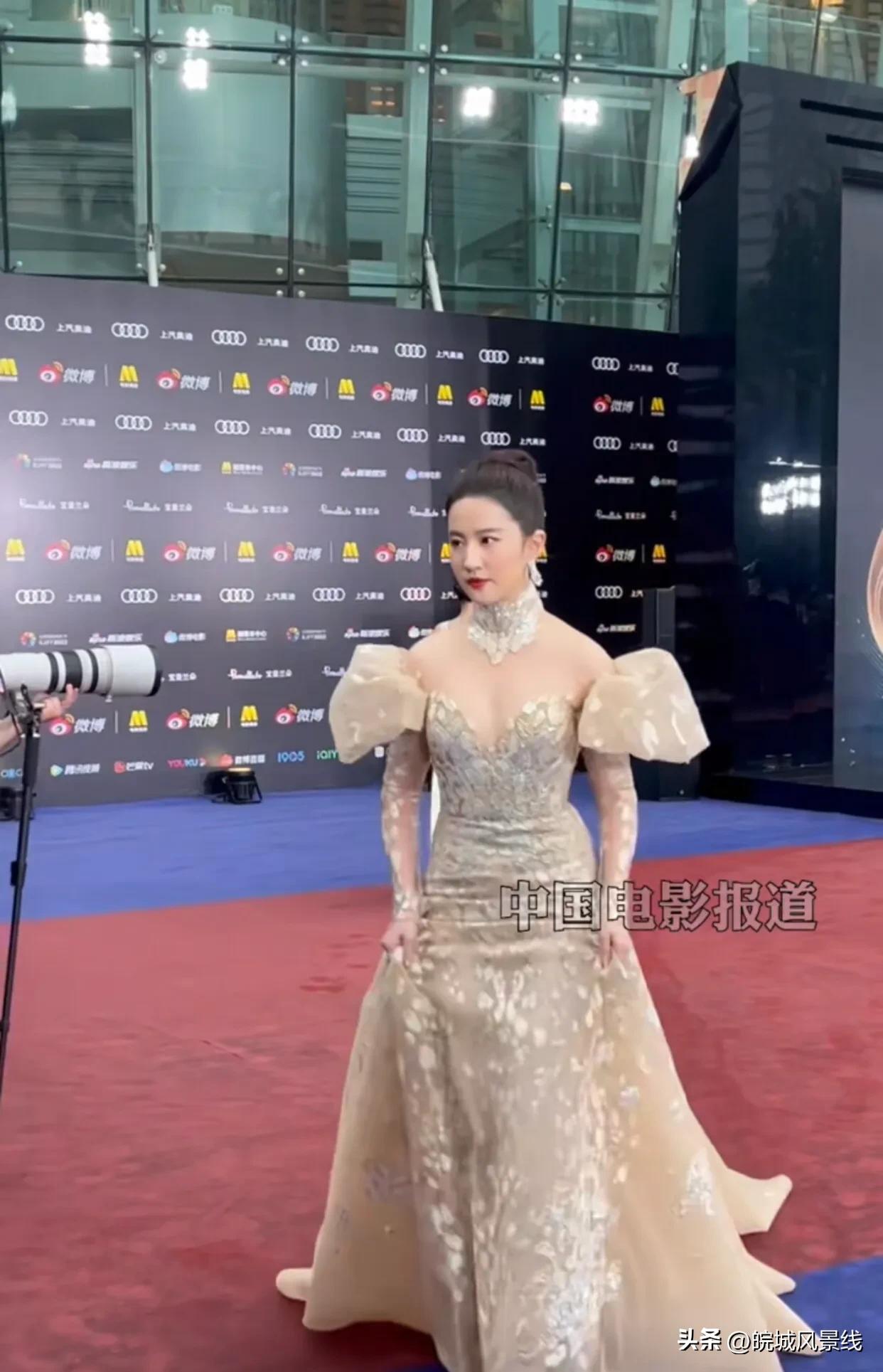 Liu Yifei's red carpet show, fans interacted and raised eyebrows, I ...