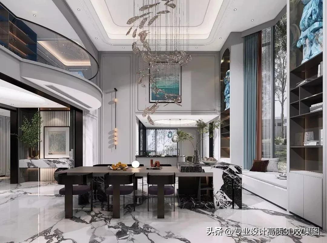 600 square meters villa panoramic design renderings - iMedia